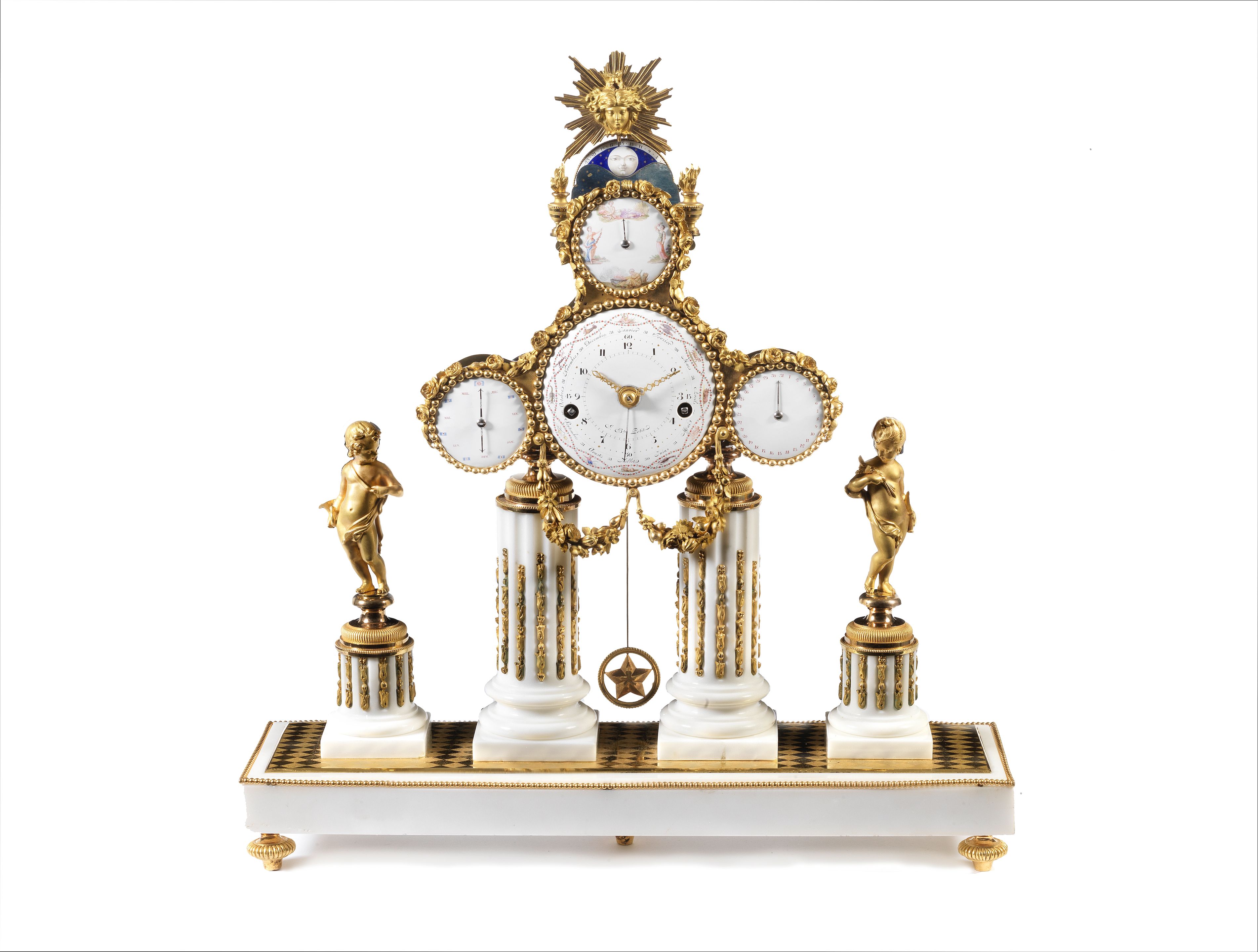 Bonhams : A fine and rare late 18th century French ormolu-mounted ...