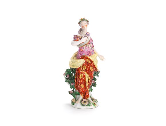 Bonhams : A rare Chelsea figure, circa 1760