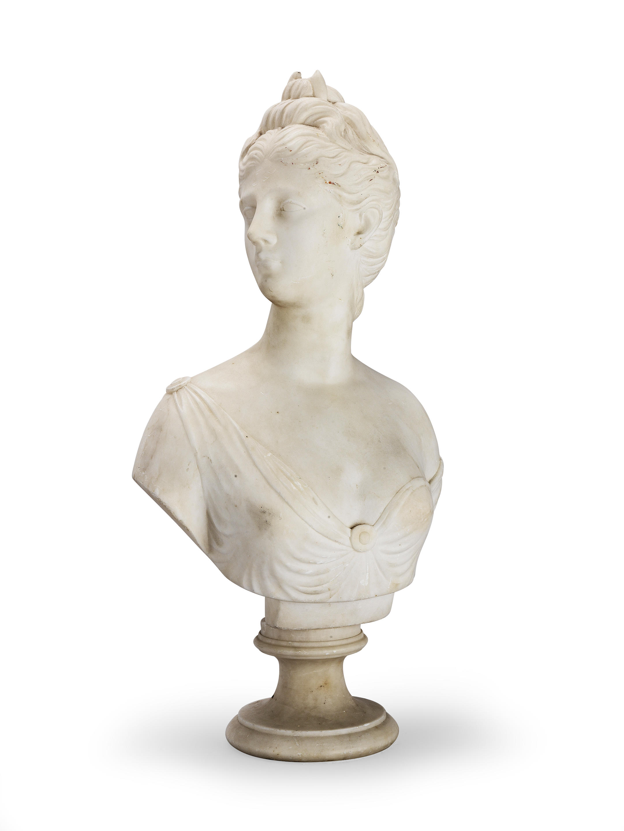 Bonhams A French Late 19th Early 20th Century Carved Marble Bust Of