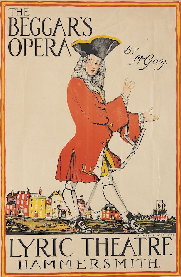 Bonhams : Claud Lovat Fraser (British, 1890-1921) The Beggar's Opera ...