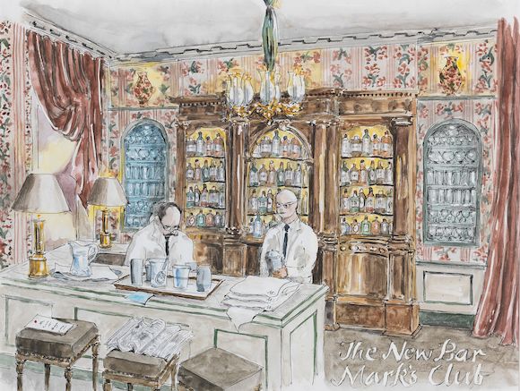 Bonhams : Nicky Haslam (British, born 1939) An design for Thurloe Lodge ...