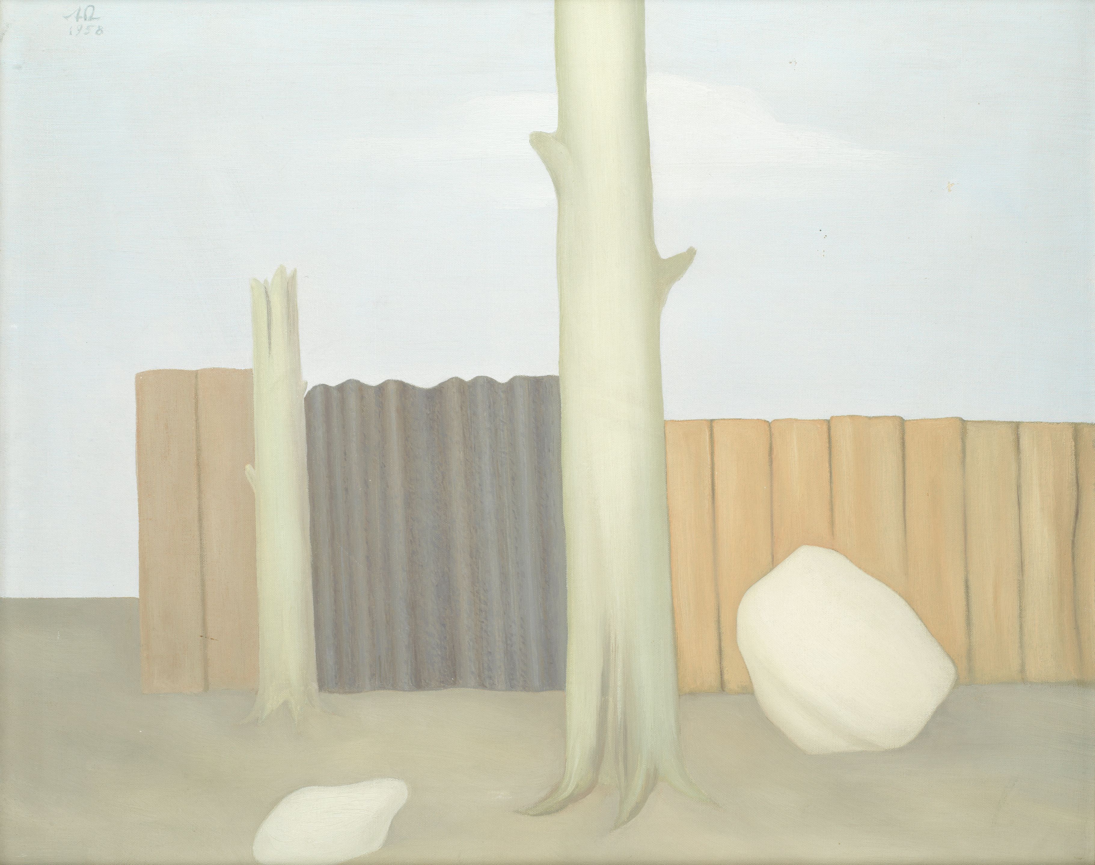 Bonhams : Albert Reuss (Austrian, born 1889) Forms in a landscape