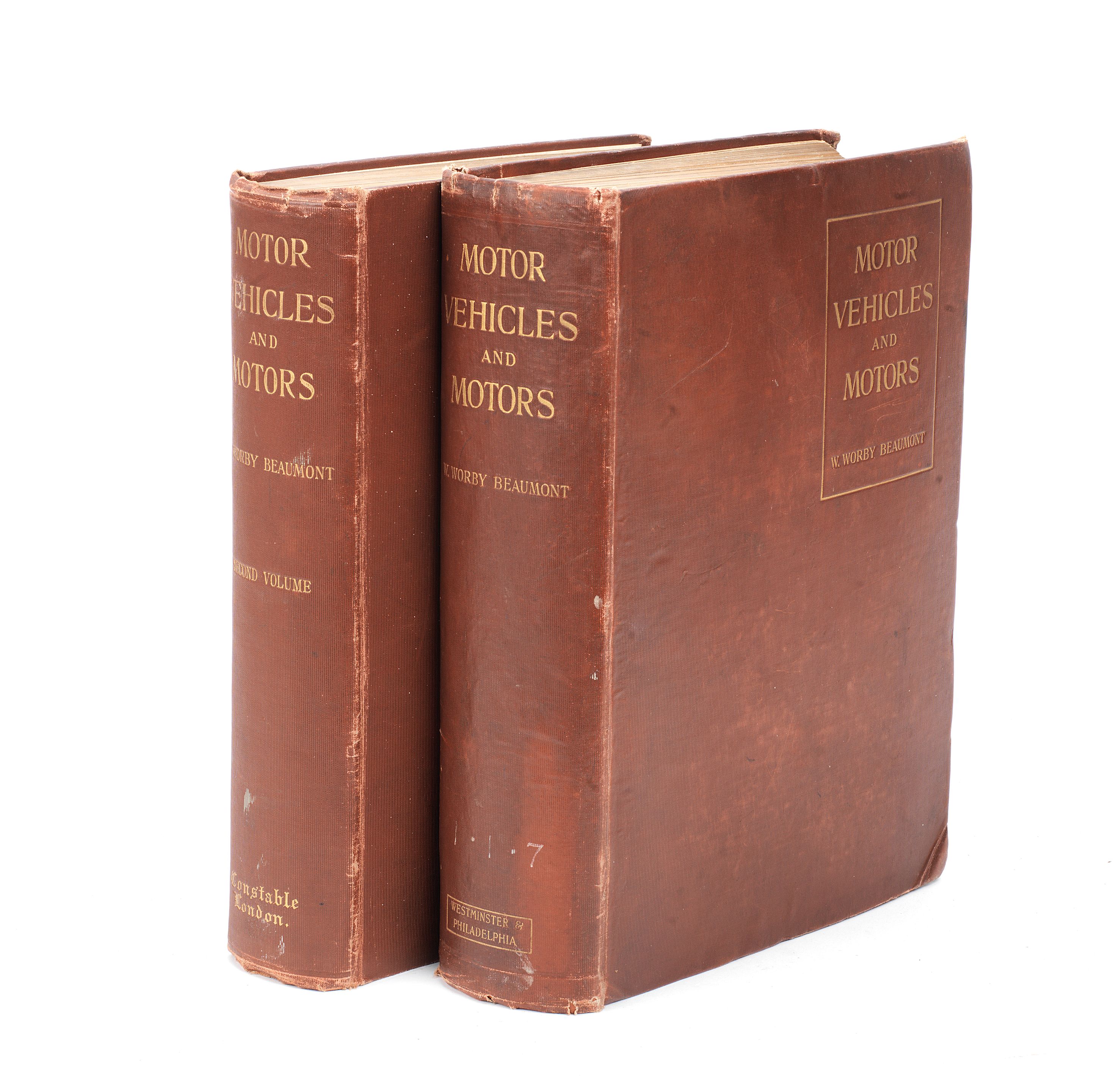 Bonhams Cars : W Worby Beaumont: Motor Vehicles and Motors; Volumes 1 ...