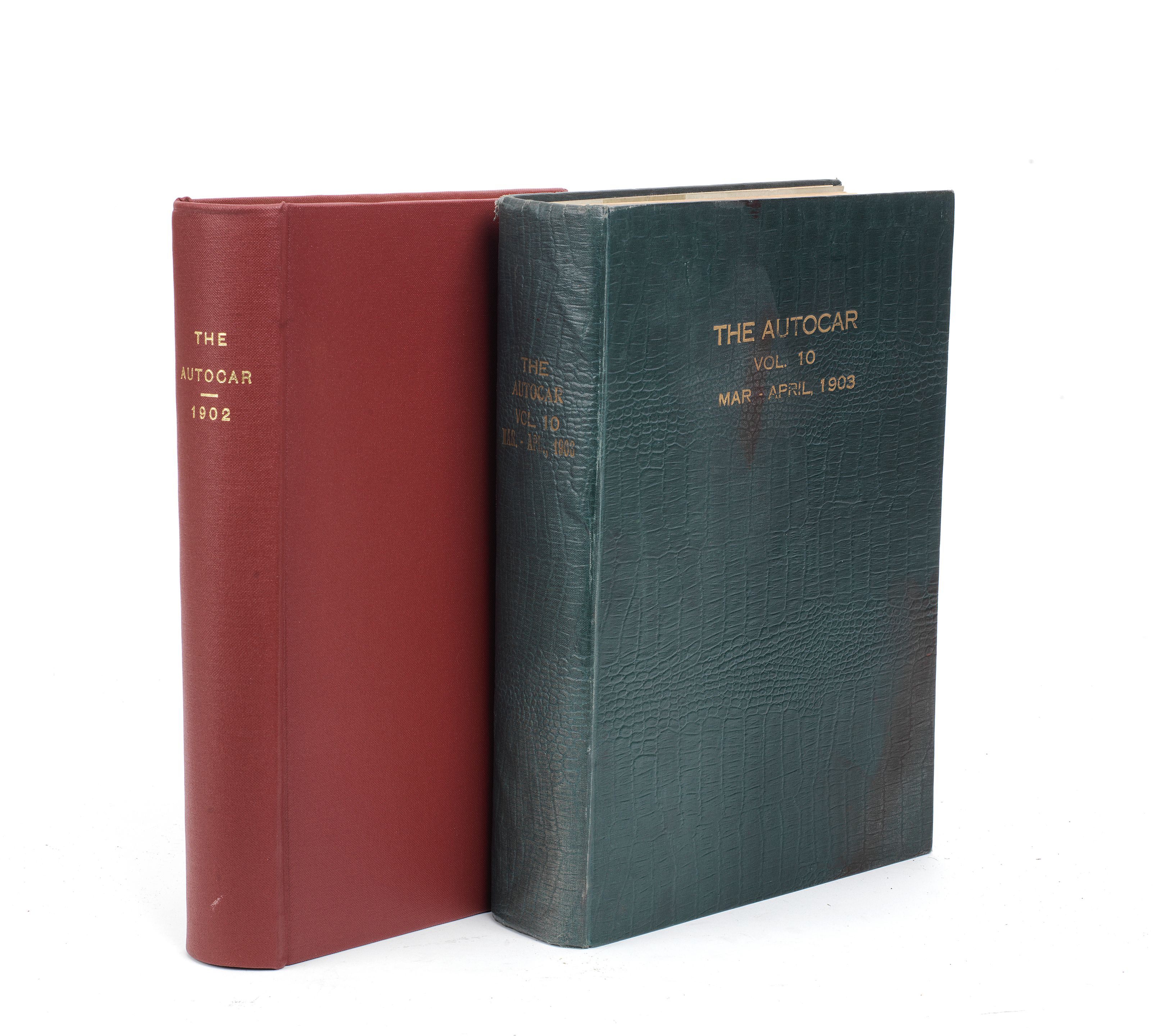 Bonhams Cars : The Autocar; bound Volumes IX and X, for late 1902 and ...