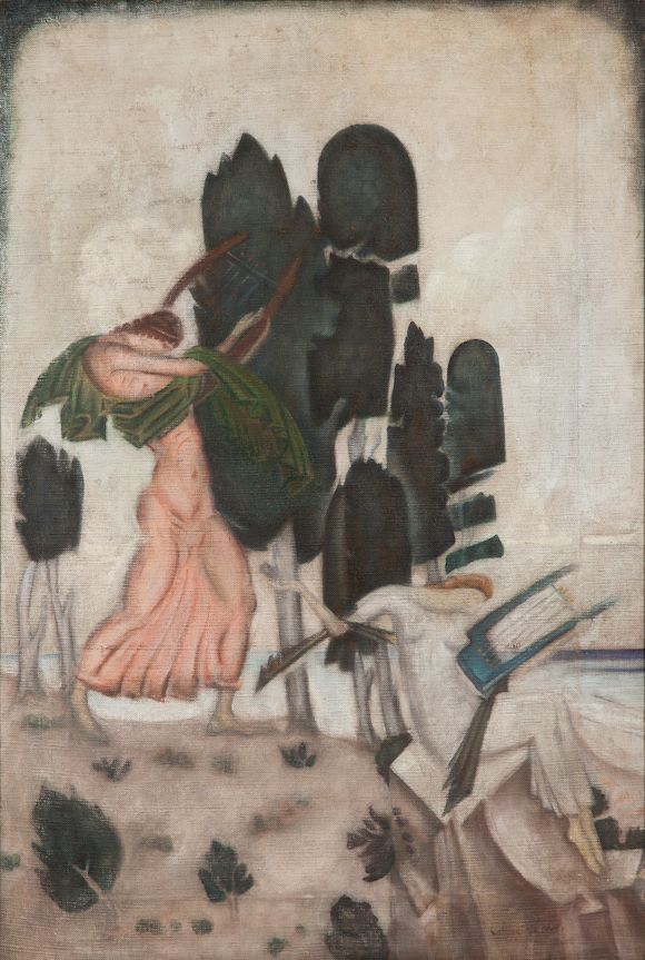 Bonhams : Constantinos Parthenis (Greek, 1878-1967) Orpheus and Calypso ...