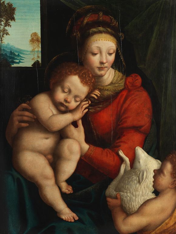 Bonhams : Bernardino Lanino (Mortara 1512-1583 Vercelli) The Madonna ...