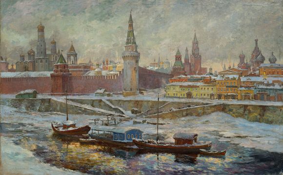 Bonhams : Nikolay Adrianovich Protopopov (Russian, 1876-1955) Winter ...