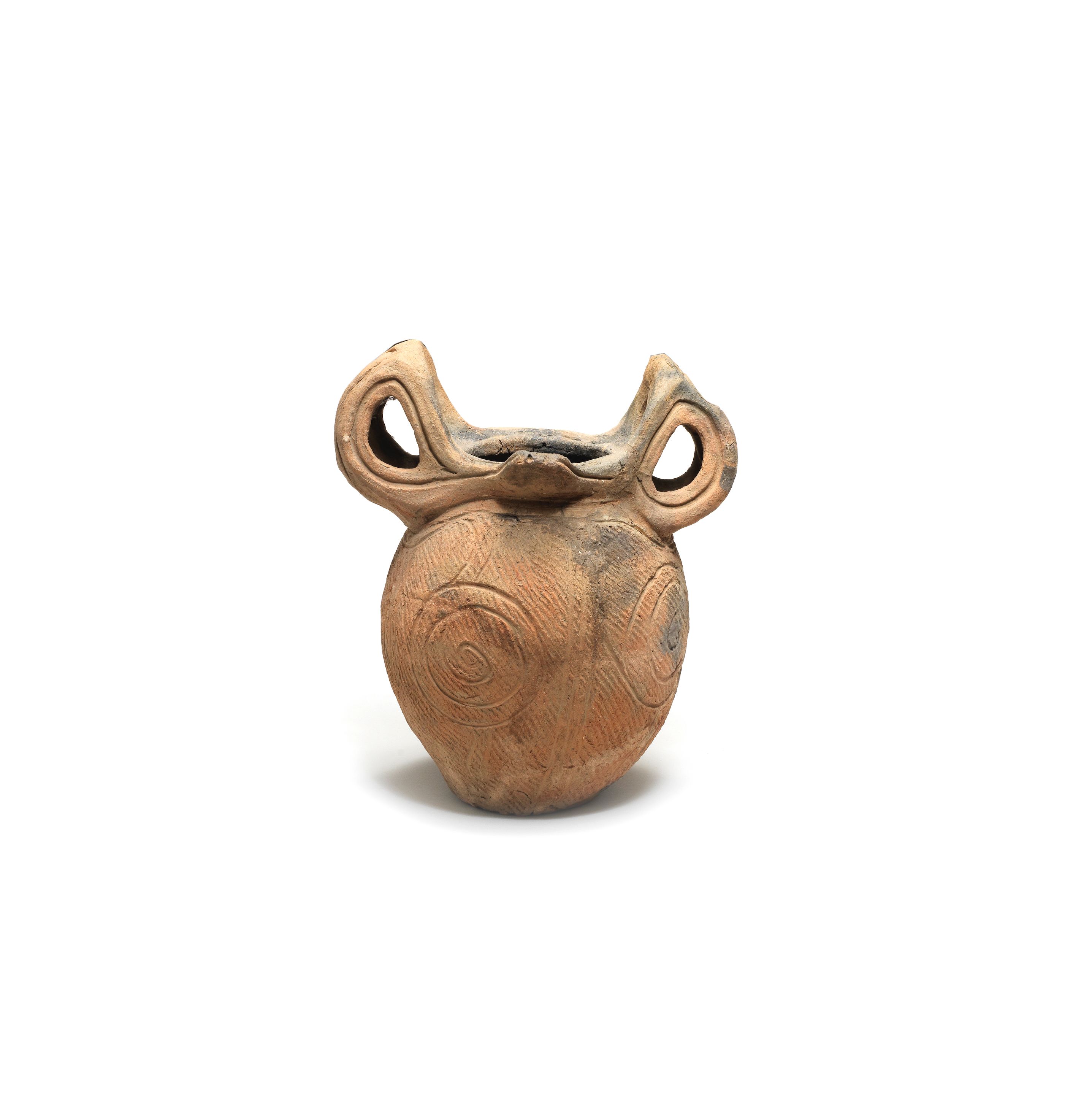 Bonhams : An earthenware deep storage vessel Middle Jomon period (ca ...