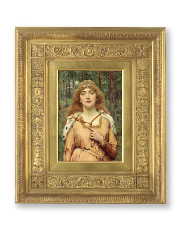 Bonhams : William A. Breakspeare (British, 1855-1914) Wistful