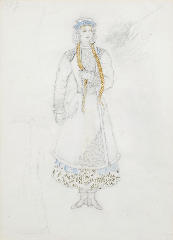 Bonhams : Natalia Sergeevna Goncharova (Russian, 1881-1962) Costume ...
