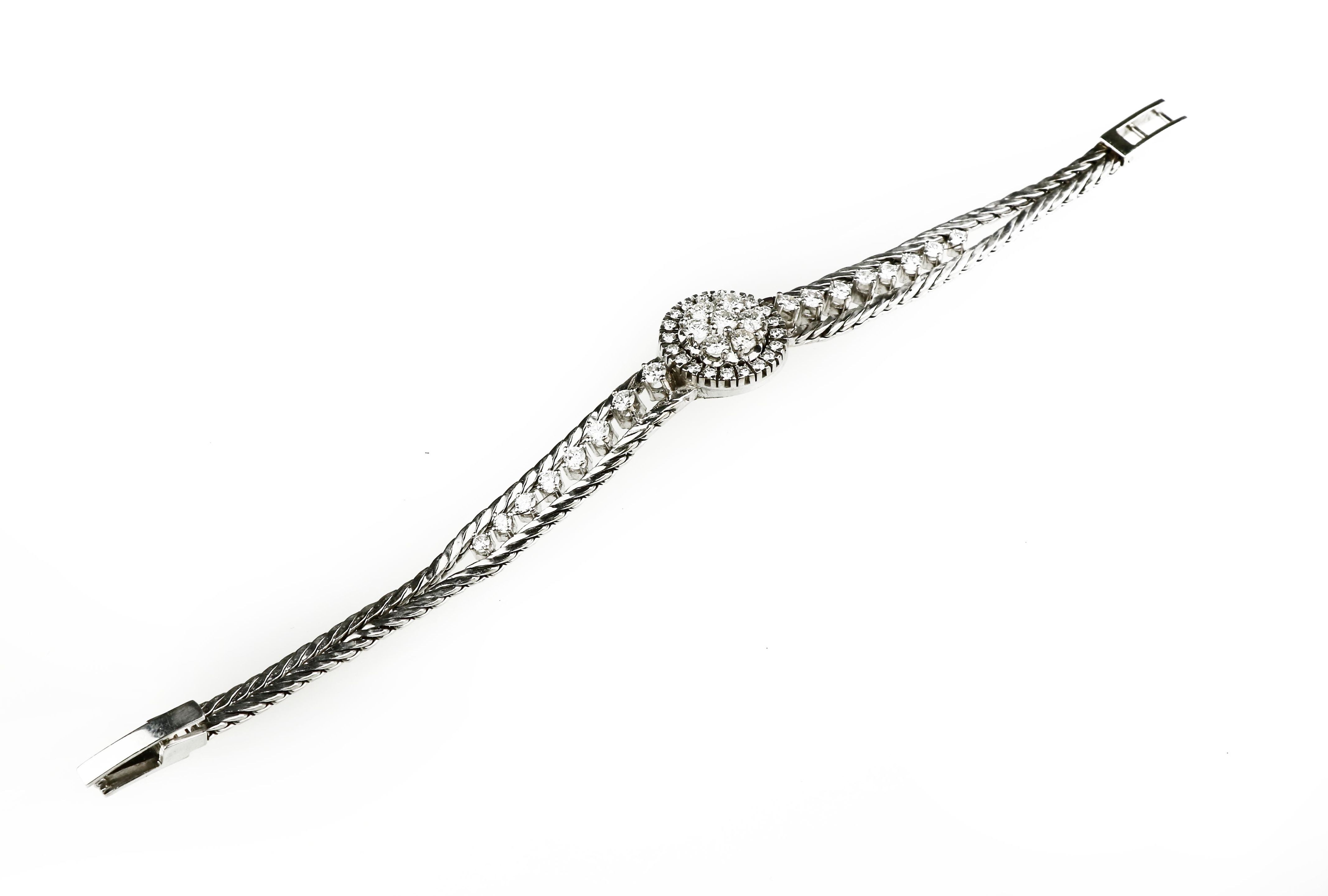 Bonhams : A diamond bracelet, composite