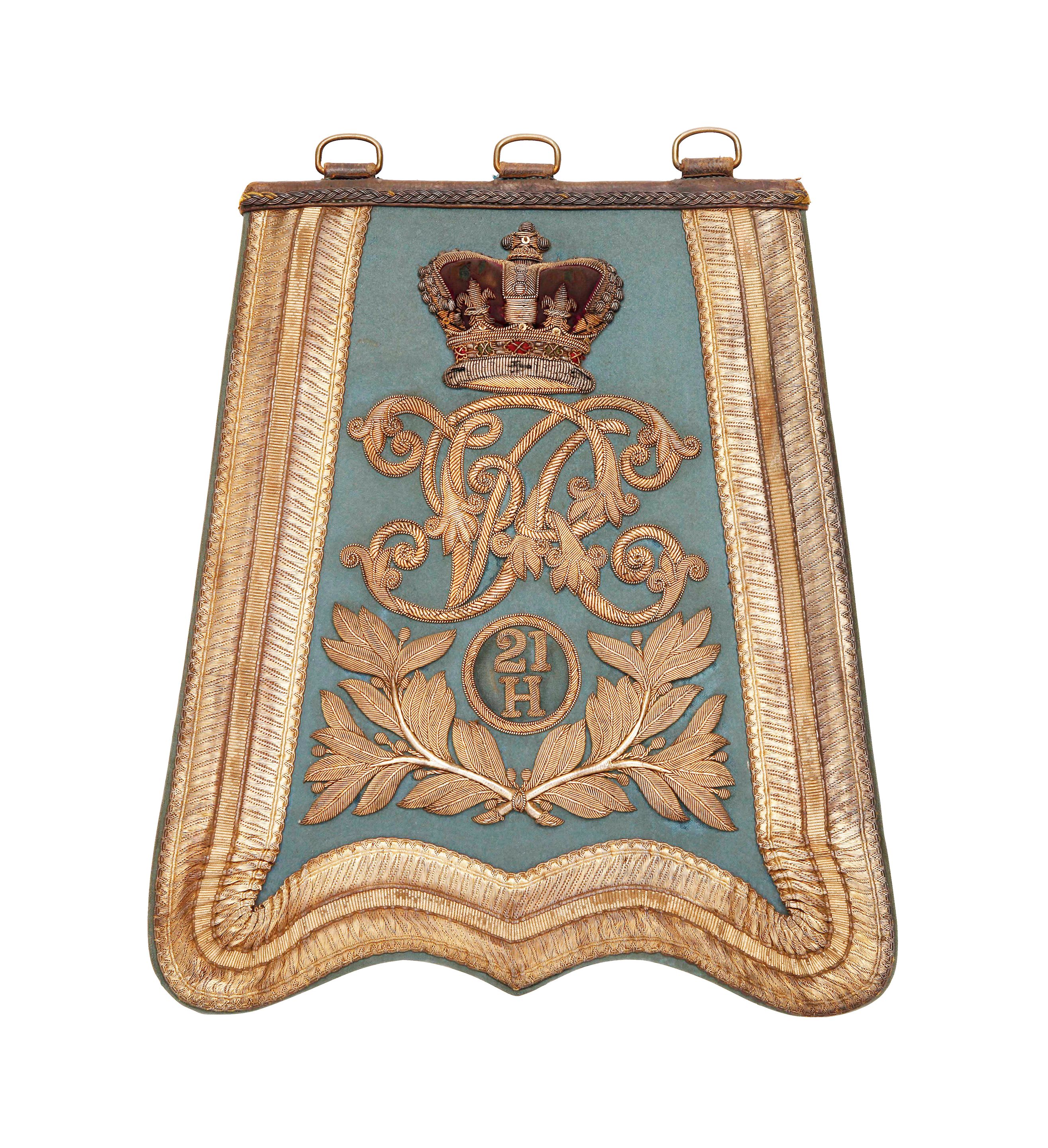 Bonhams : An Officer's Full Dress Sabretache To The 21st Hussars