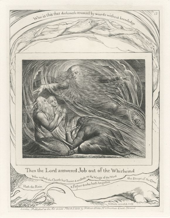 Bonhams : BLAKE (WILLIAM) Illustrations of the Book of Job, William ...