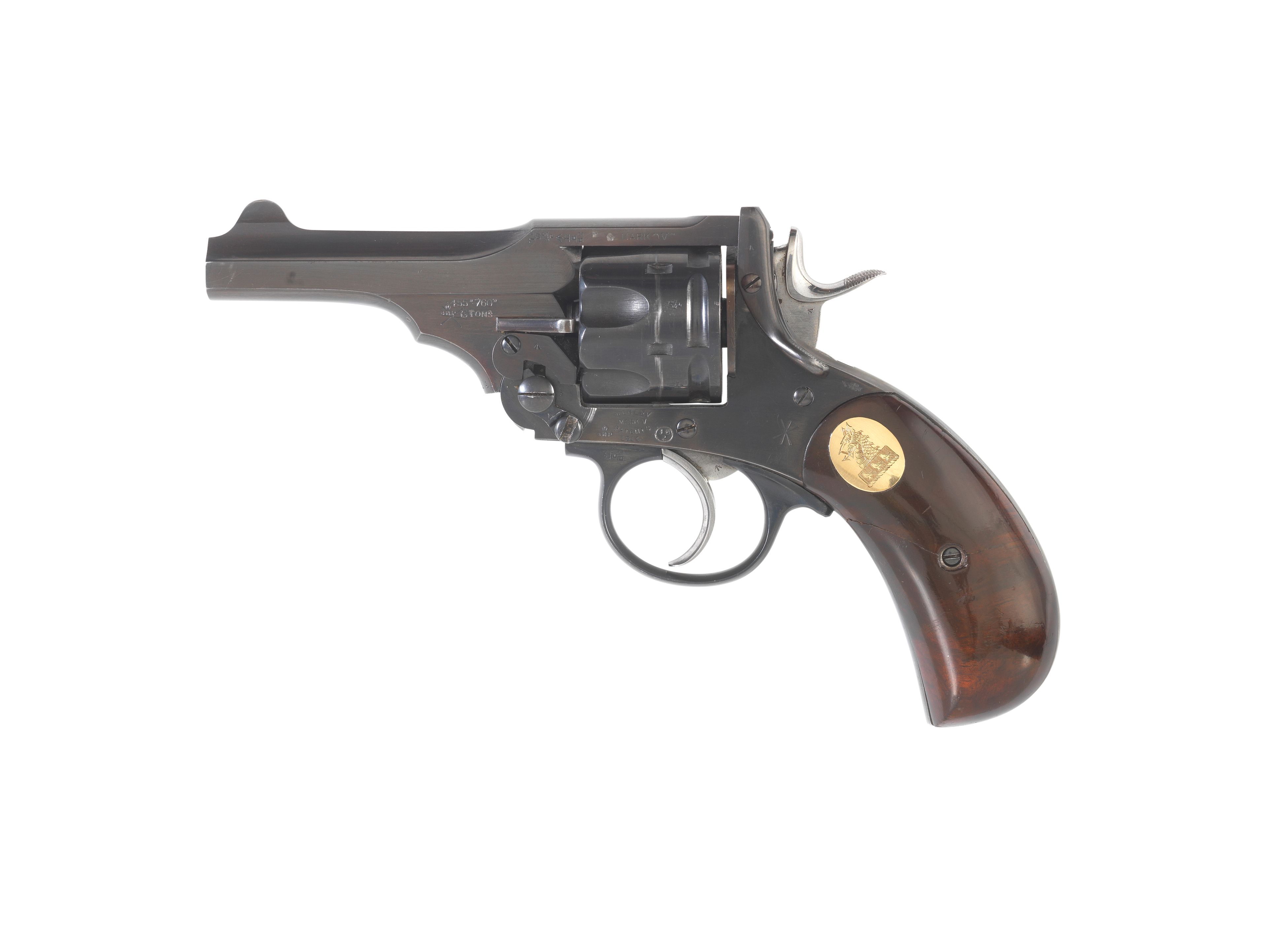 A .455 'Mark V' revolver by Webley & Scott, no. 131323 - Auktionen ...