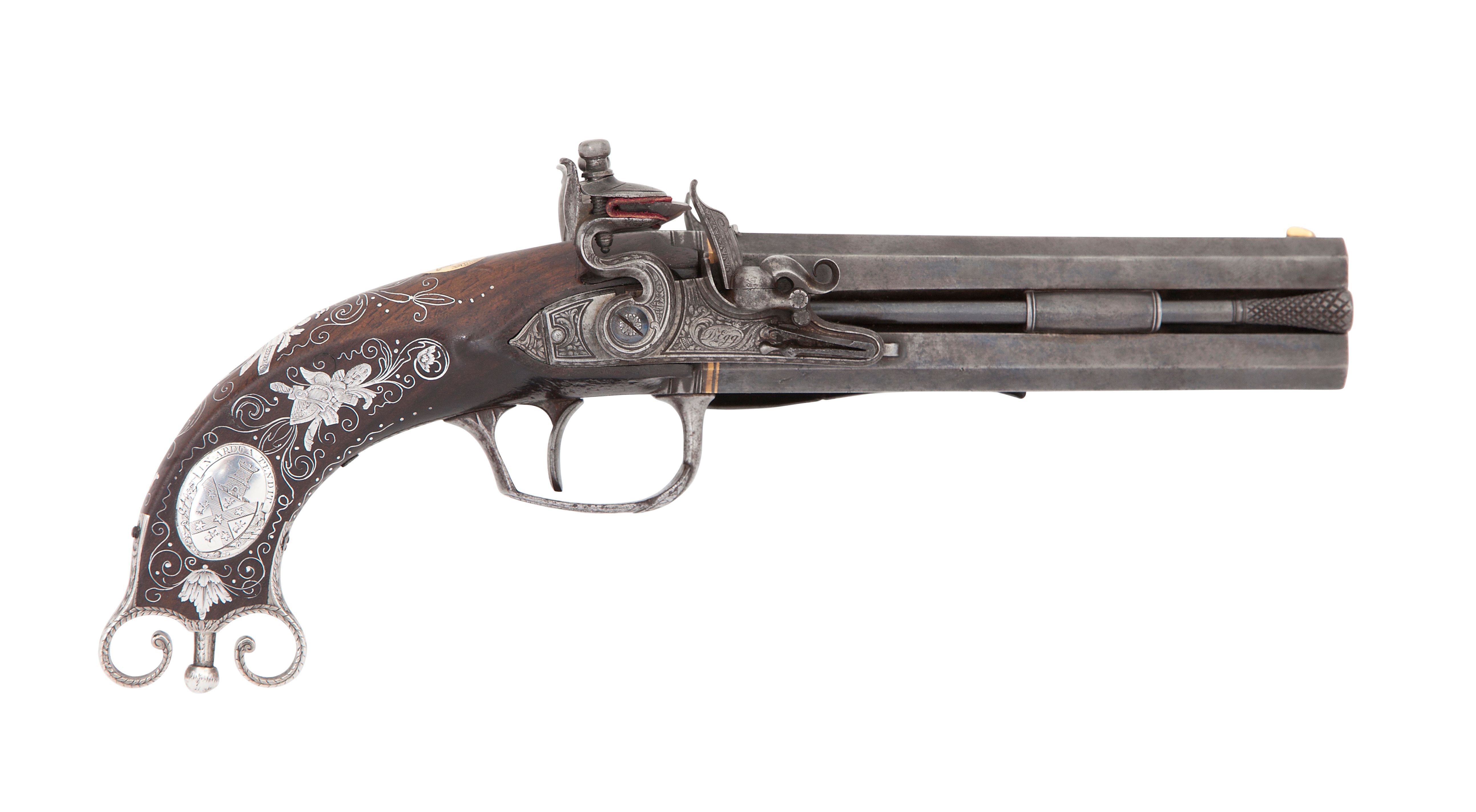 Bonhams : A Very Rare Officer's 28-Bore Flintlock Single-Trigger Over ...