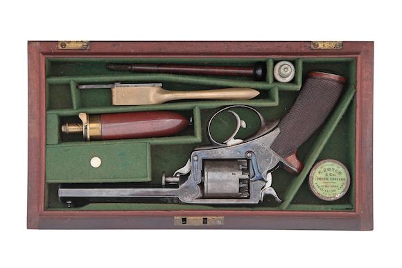 Bonhams : A Cased 54-Bore Percussion Tranter Patent Third Model Double ...