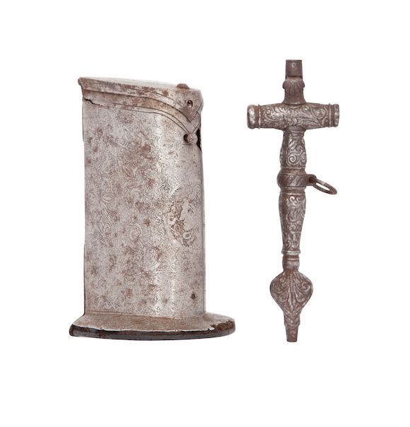 Bonhams : A German Cartridge Box (Patron), And An Italian Combined ...