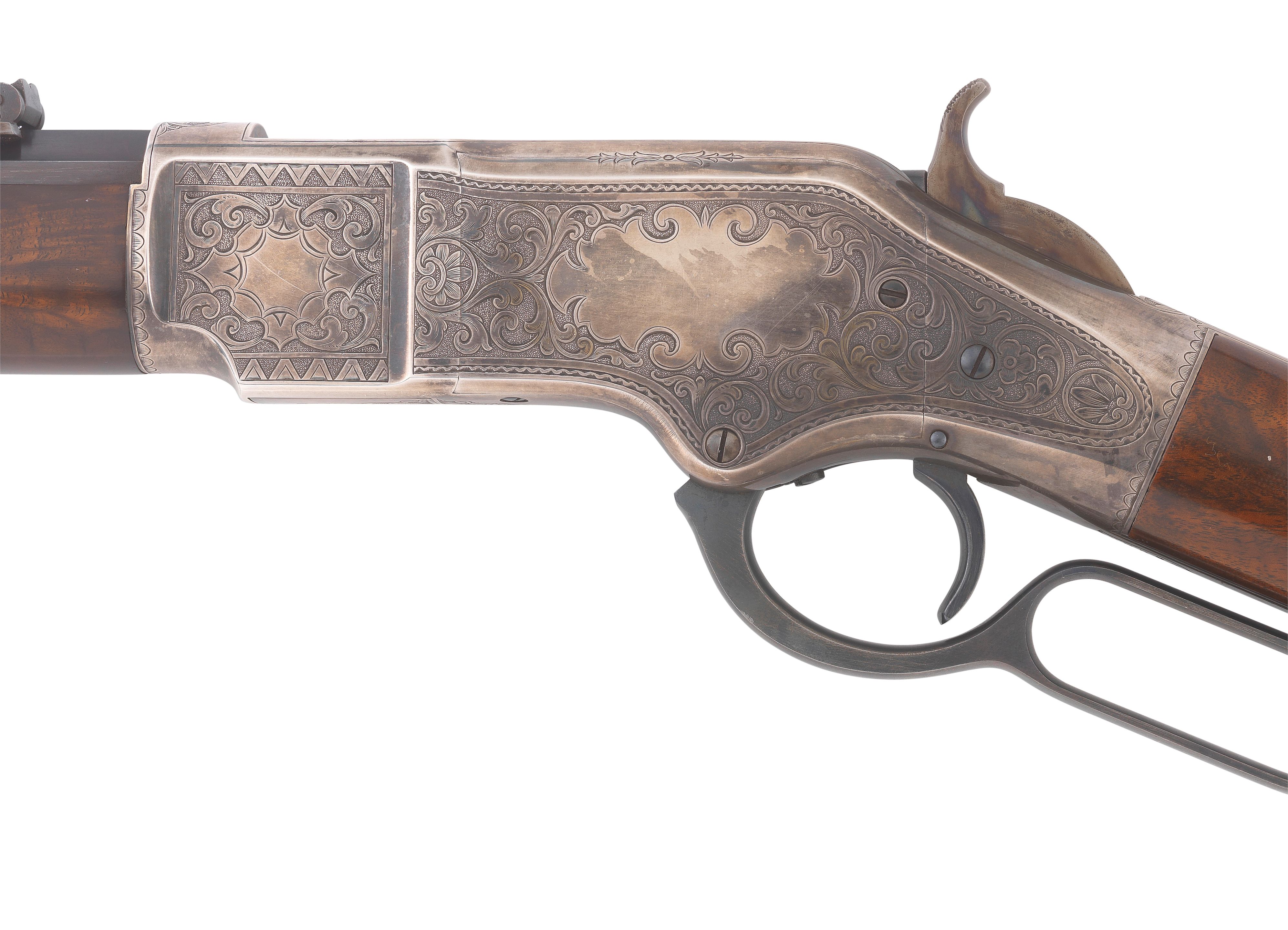 Bonhams : A deluxe Ulrich signed and engraved .44 (R.F.) 'Model 1866 ...