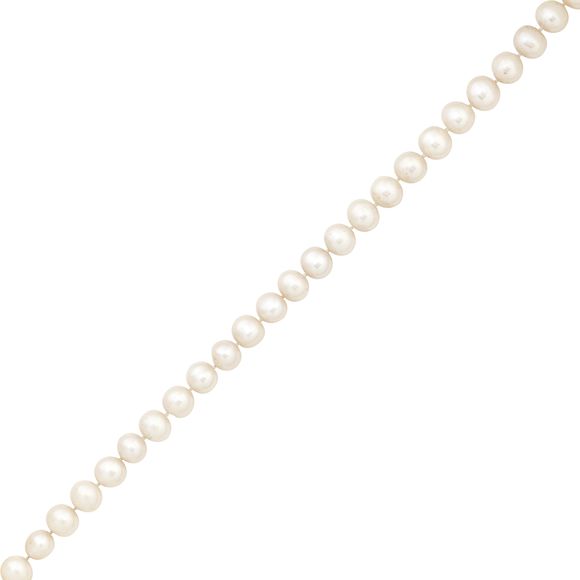 Bonhams : A cultured pearl and diamond necklace, retailed by Joseph Bonnar