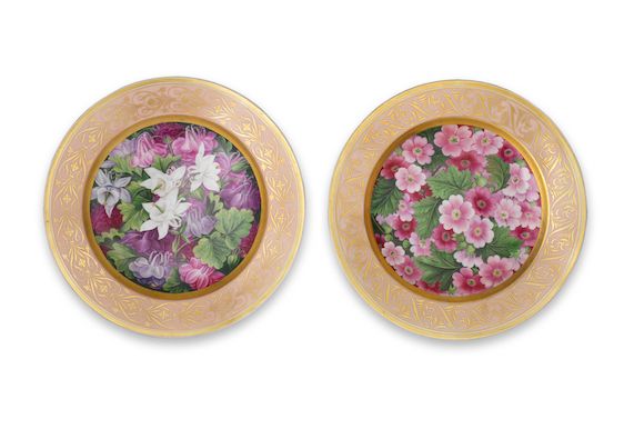 Bonhams : A pair of Berlin plates, circa 1830