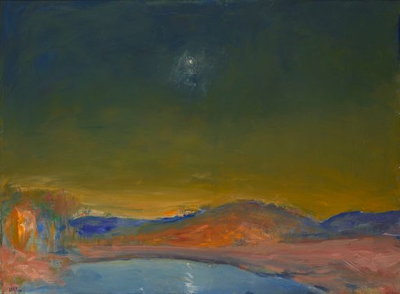 Bonhams : Lloyd Rees (1895-1988) The Evening Star, Bathurst, 1979