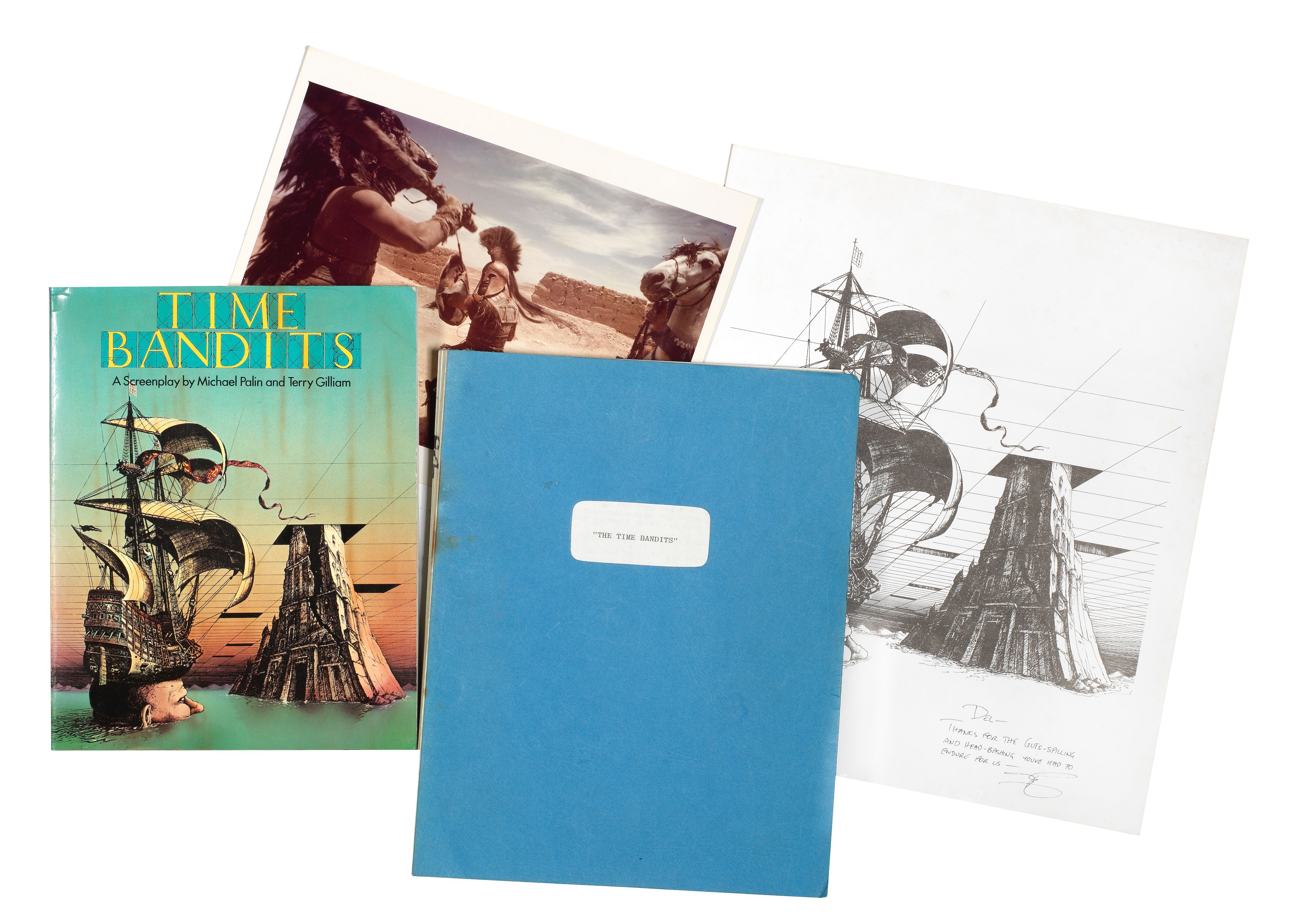 Bonhams : Time Bandits A screenplay script for the film Time Bandits ...