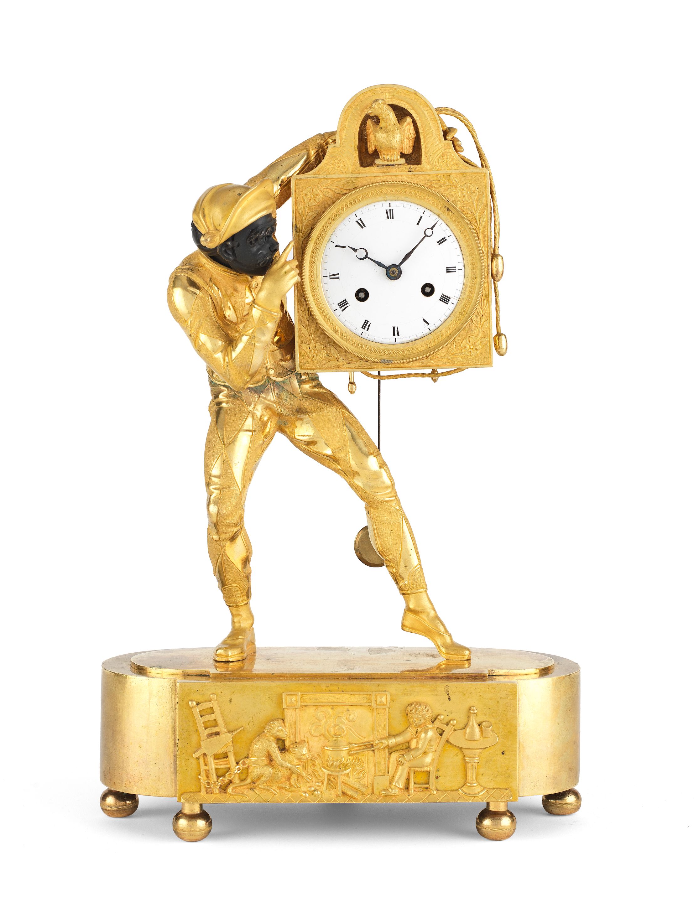 Bonhams : A good early 19th century French matt and burnished ormolu ...