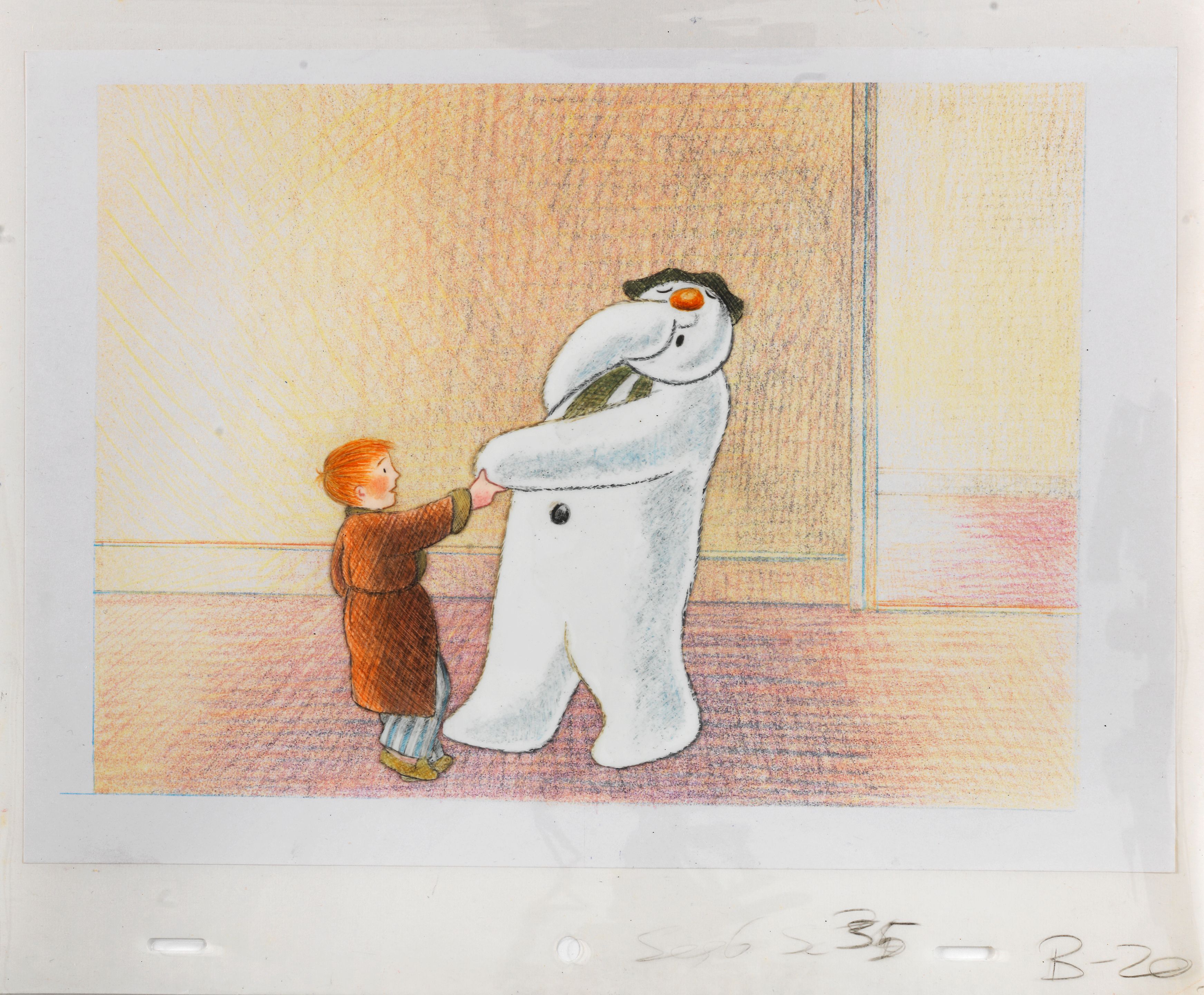 Bonhams : The Snowman an original animation cel of the Snowman and ...