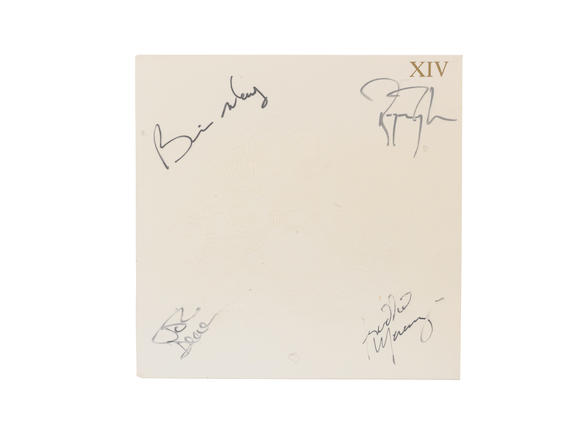 Bonhams Queen An Autographed Album Cover The Complete Works Lp Xiv Complete Vision 1985