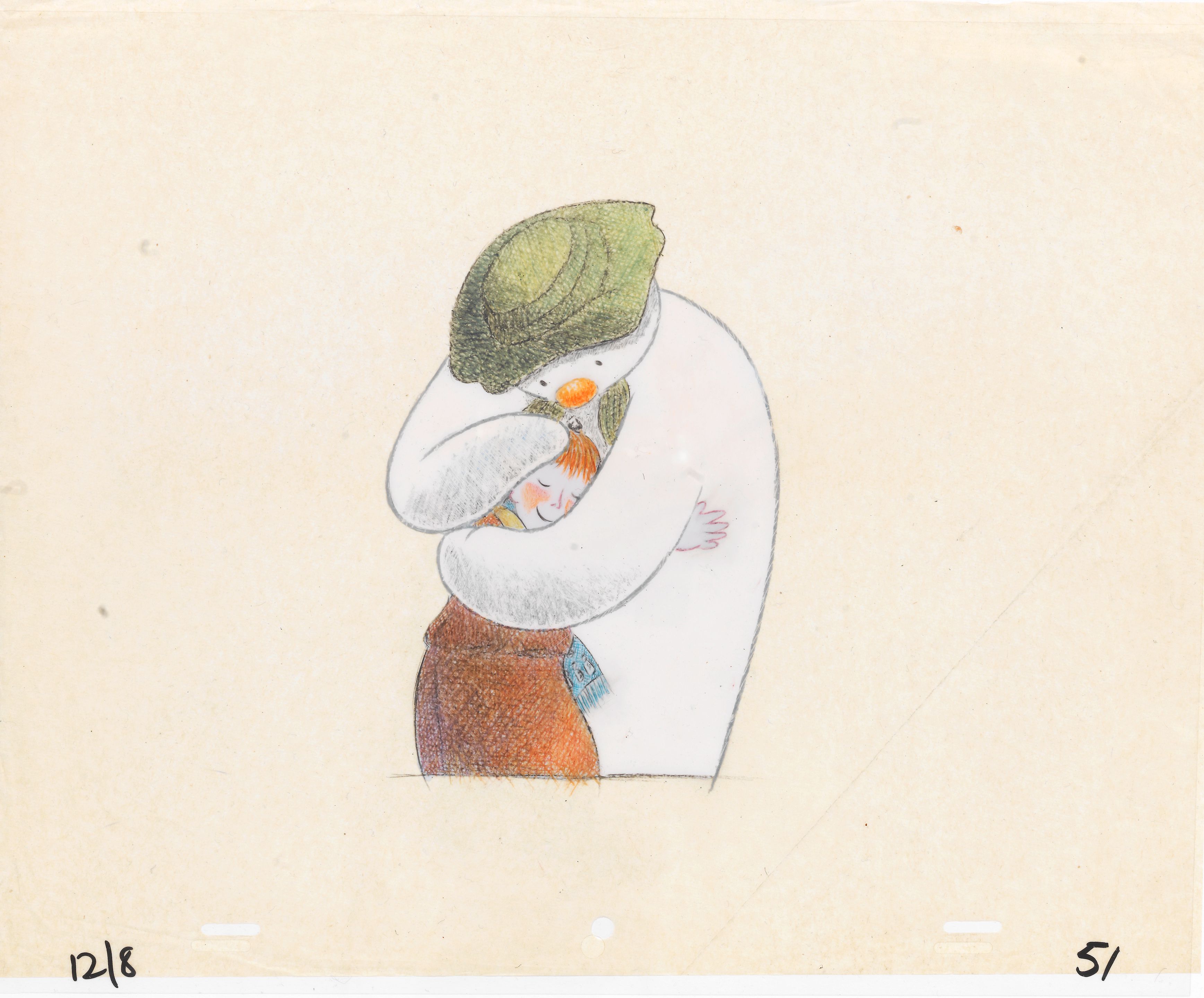 Bonhams : The Snowman An original animation cel of the Snowman and ...