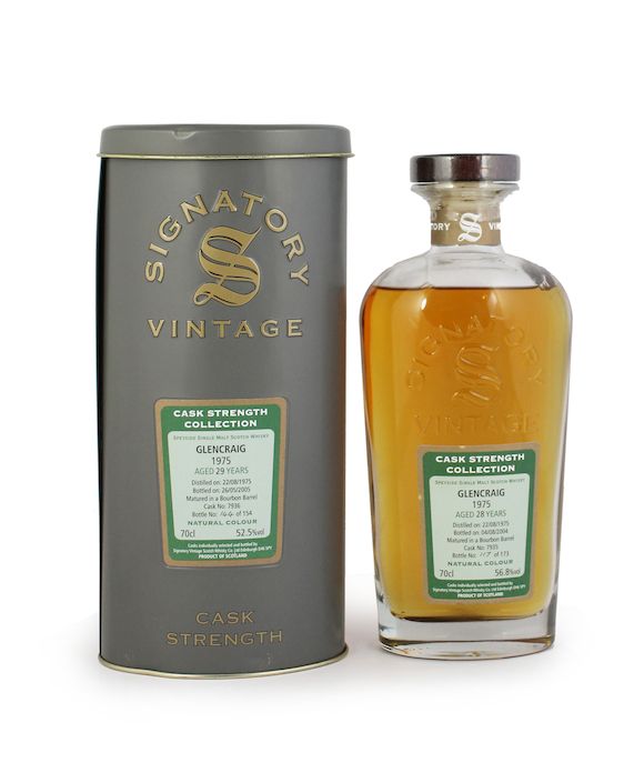 Bonhams : Glencraig-29 year old-1975 Glencraig-28 year old-1975