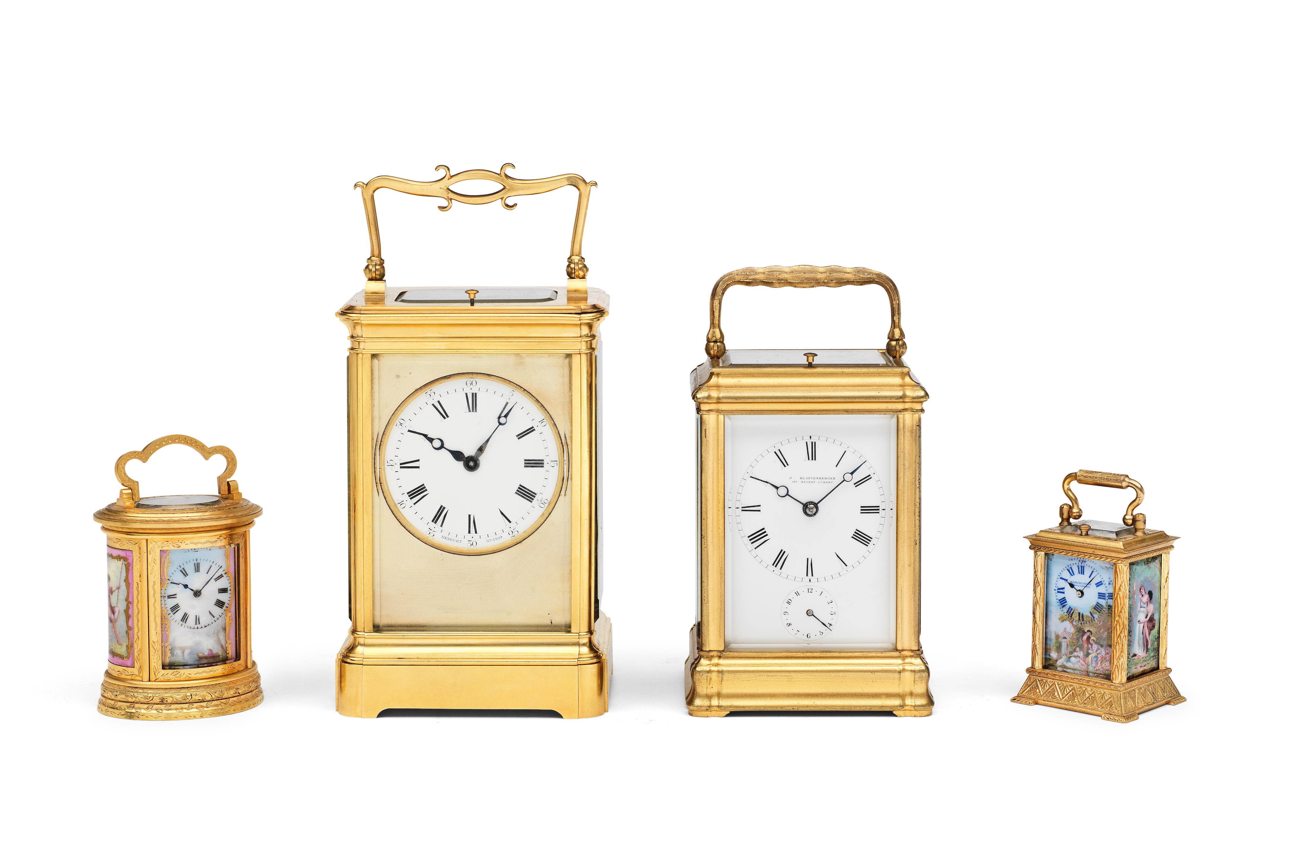 Bonhams : A fine late 19th century French gilt brass grand sonnerie striking and repeating ...