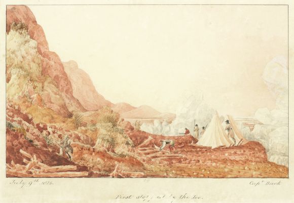 Bonhams : Admiral Sir George Back (British, 1796-1878) 'First stopped ...