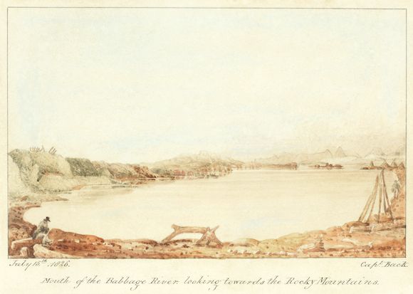 Bonhams : Admiral Sir George Back (British, 1796-1878) 'Mouth of the ...