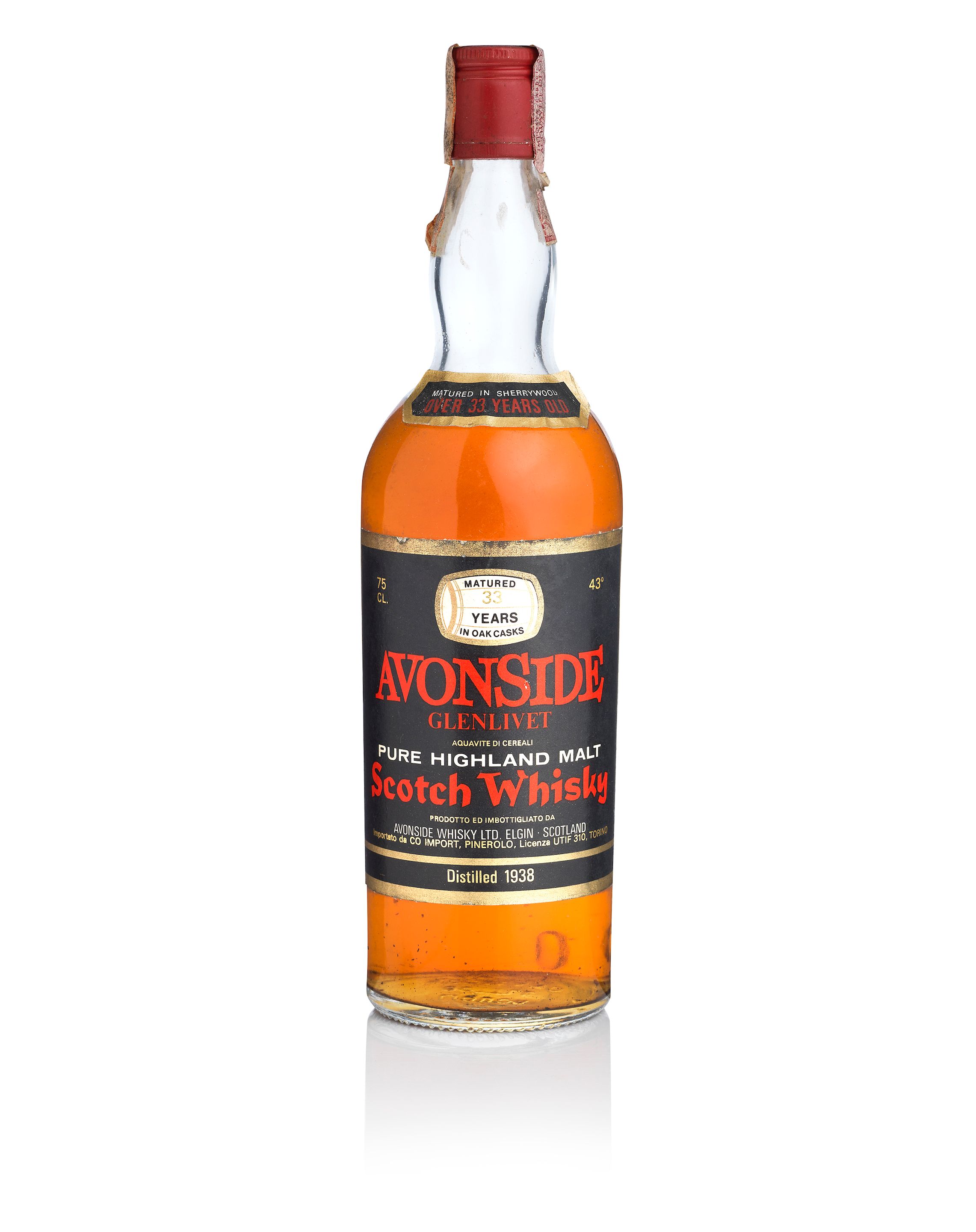 Bonhams : Avonside-Glenlivet-33 year old-1938