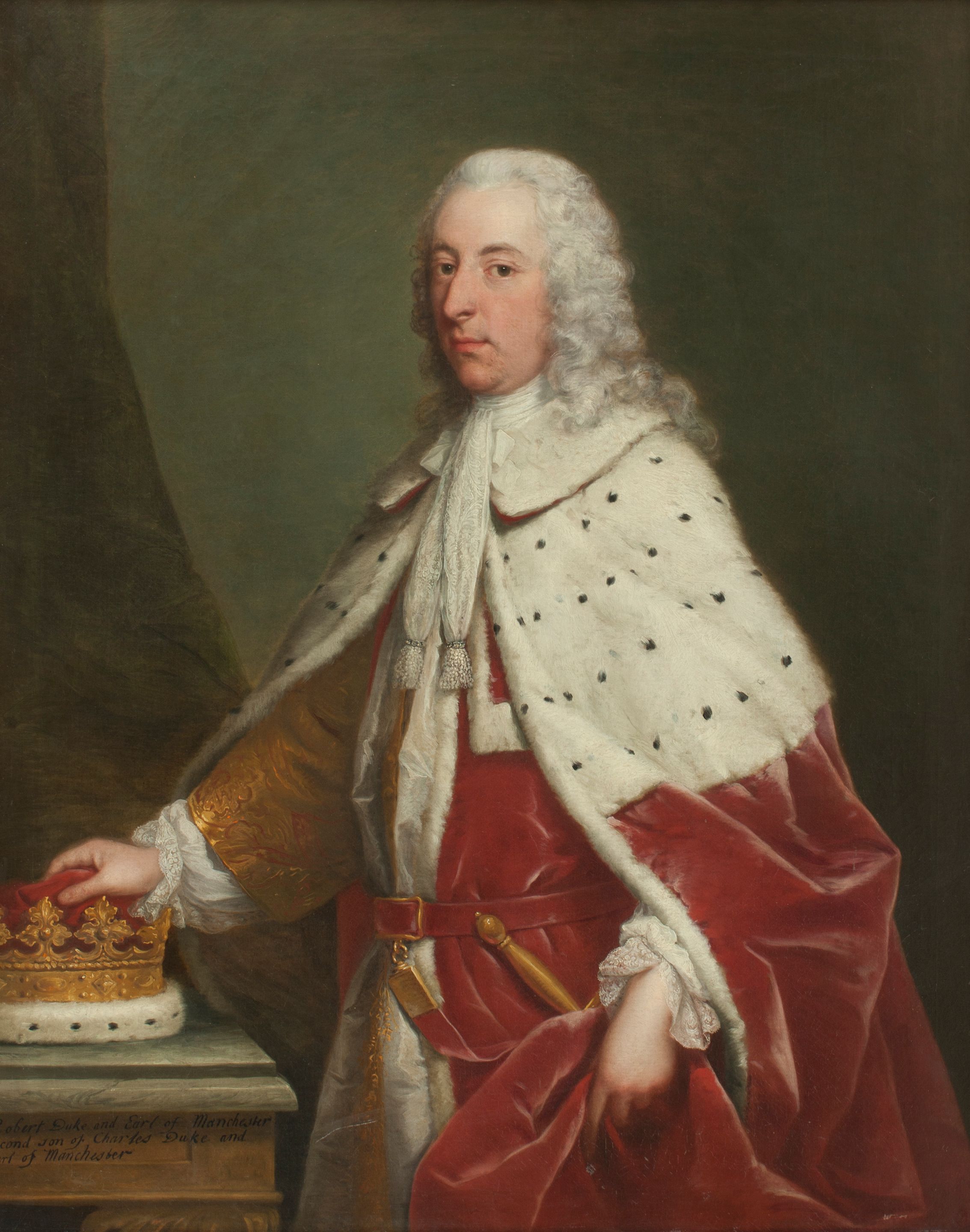 Bonhams : English School, 18th century Portrait of Robert, Duke and ...