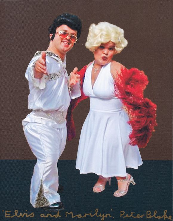 Bonhams : Sir Peter Blake (British, born 1932) Elvis & Marilyn (Unique ...