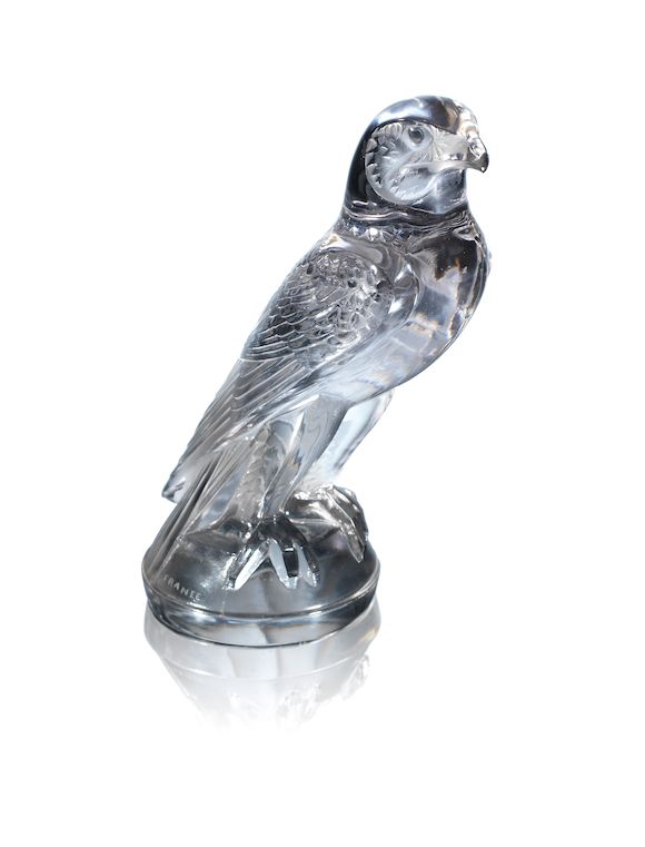 Bonhams : RENÉ LALIQUE (FRENCH, 1860-1945) A Pre-War 'Faucon' Car ...