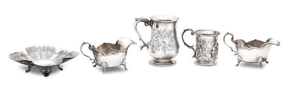 Bonhams : A collection of silver various makers and dates