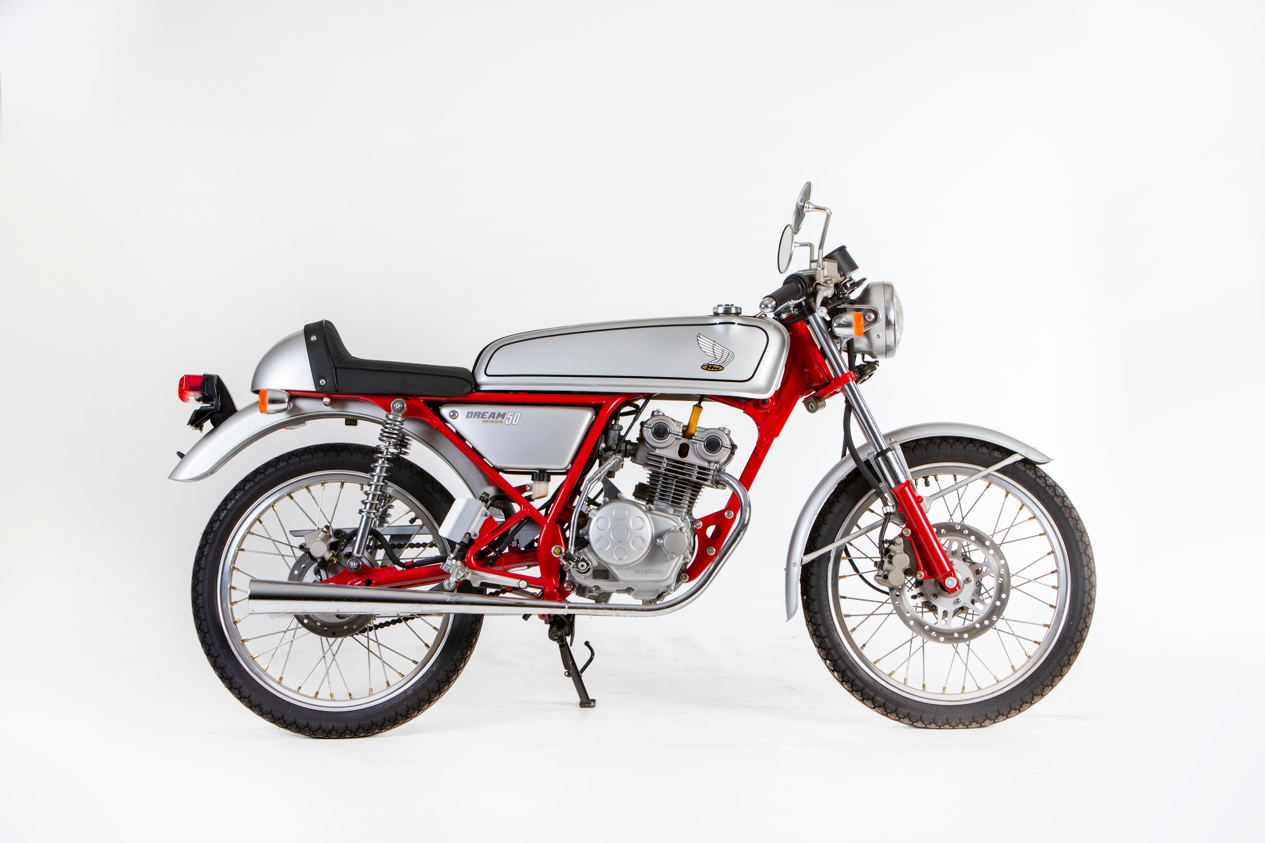 Bonhams Cars : Only 1.9 'push' kilometres from new, 1997 Honda CB50 Dream Frame no. AC15-1000488 ...