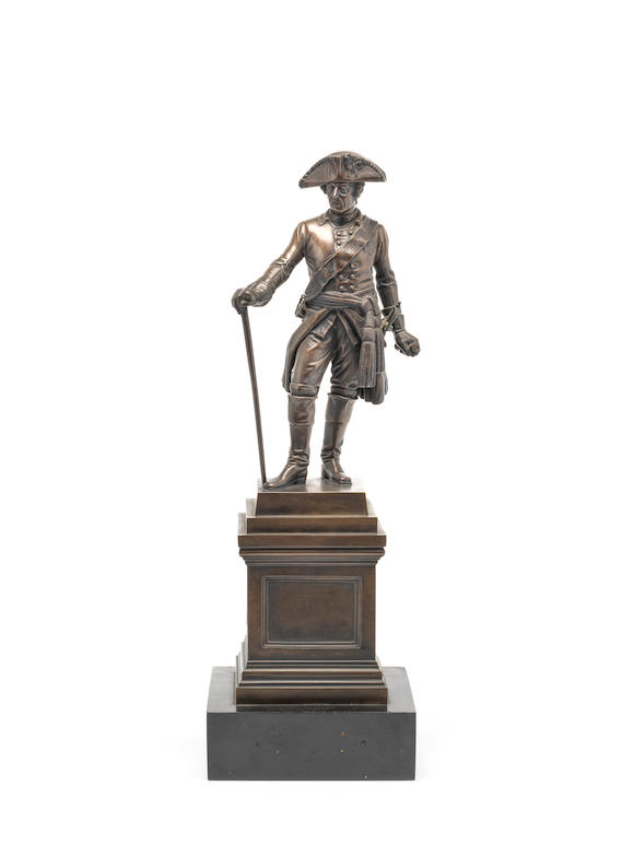 Bonhams A 19th Century Patinated Bronze Figure Of Frederick The Great