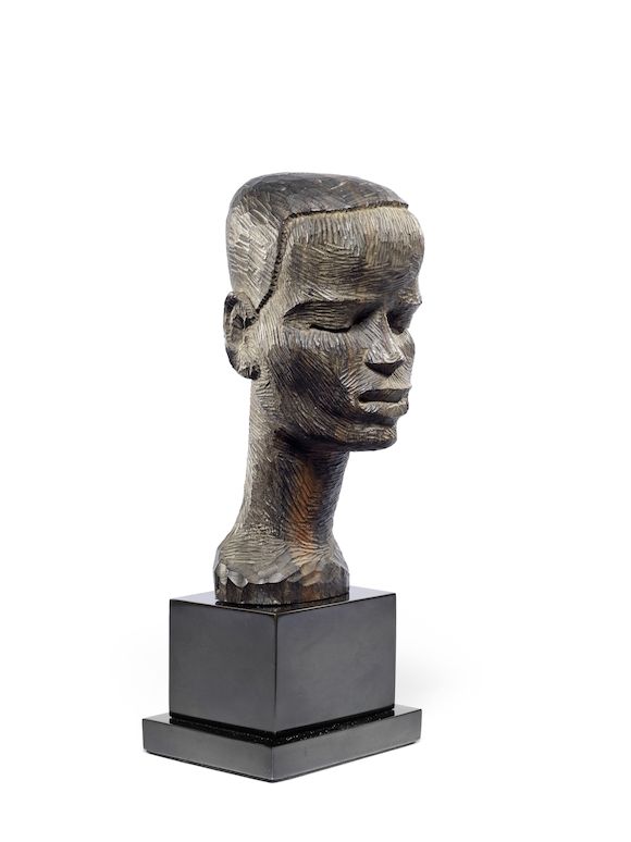 Bonhams : Benedict Chukwukadibia Enwonwu M.B.E (Nigerian, 1917-1994) Portrait of a young man 27 ...
