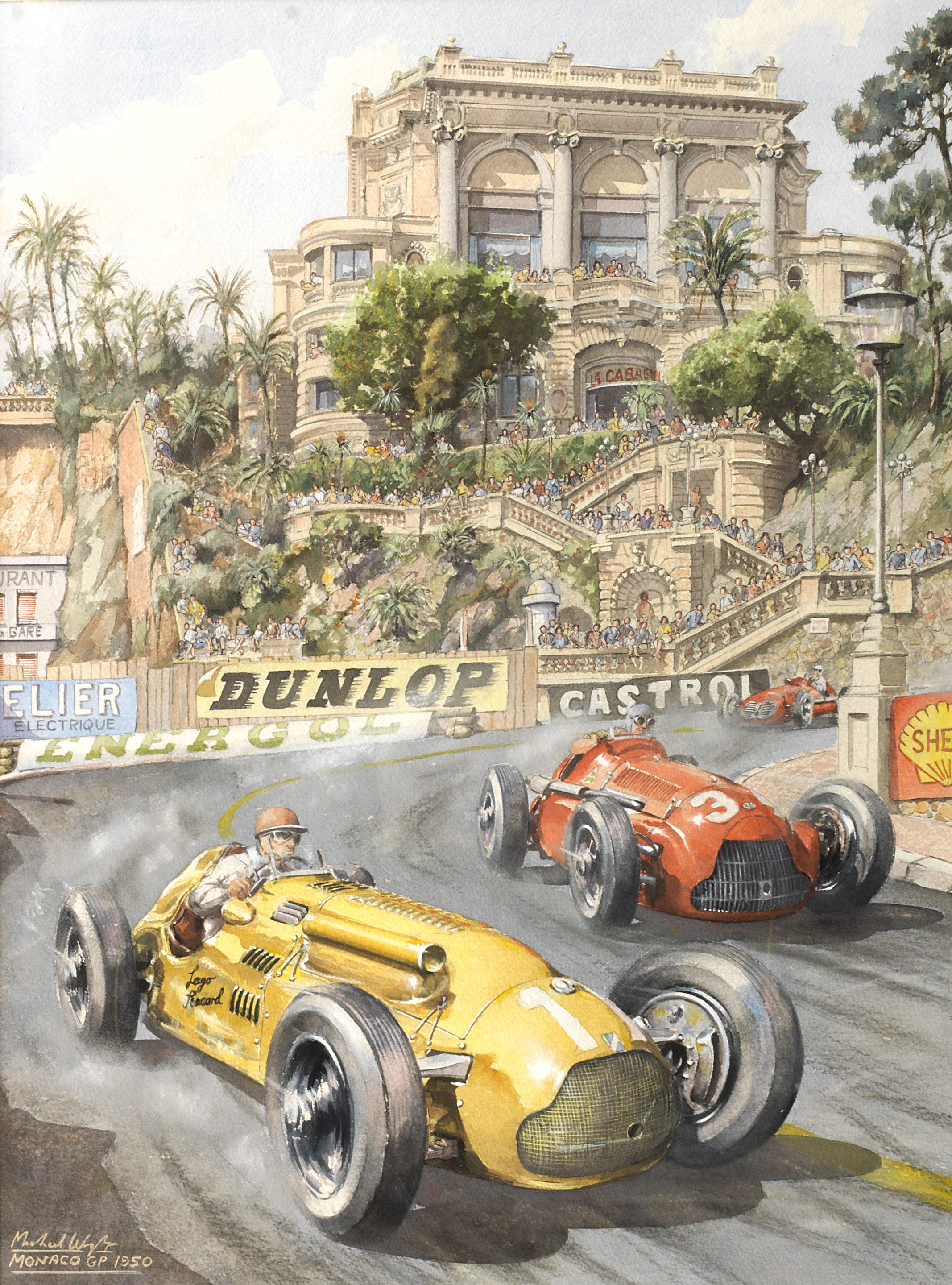 Bonhams Cars : "GRAND PRIX DE MONACO 1950", MICHAEL WRIGHT (GRANDE ...
