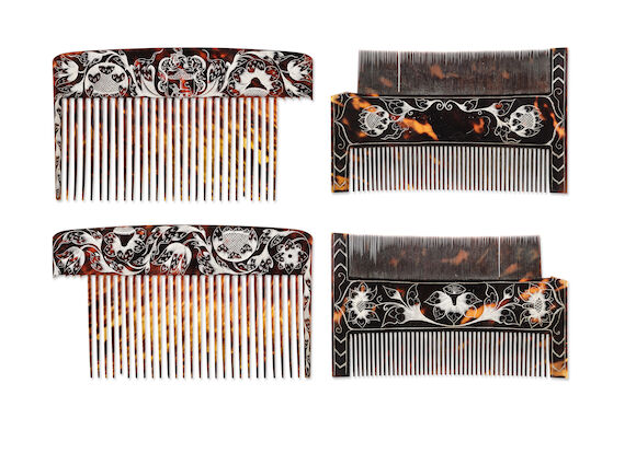 Bonhams : Two last quarter 17th century turtle-shell combs, by Paul ...