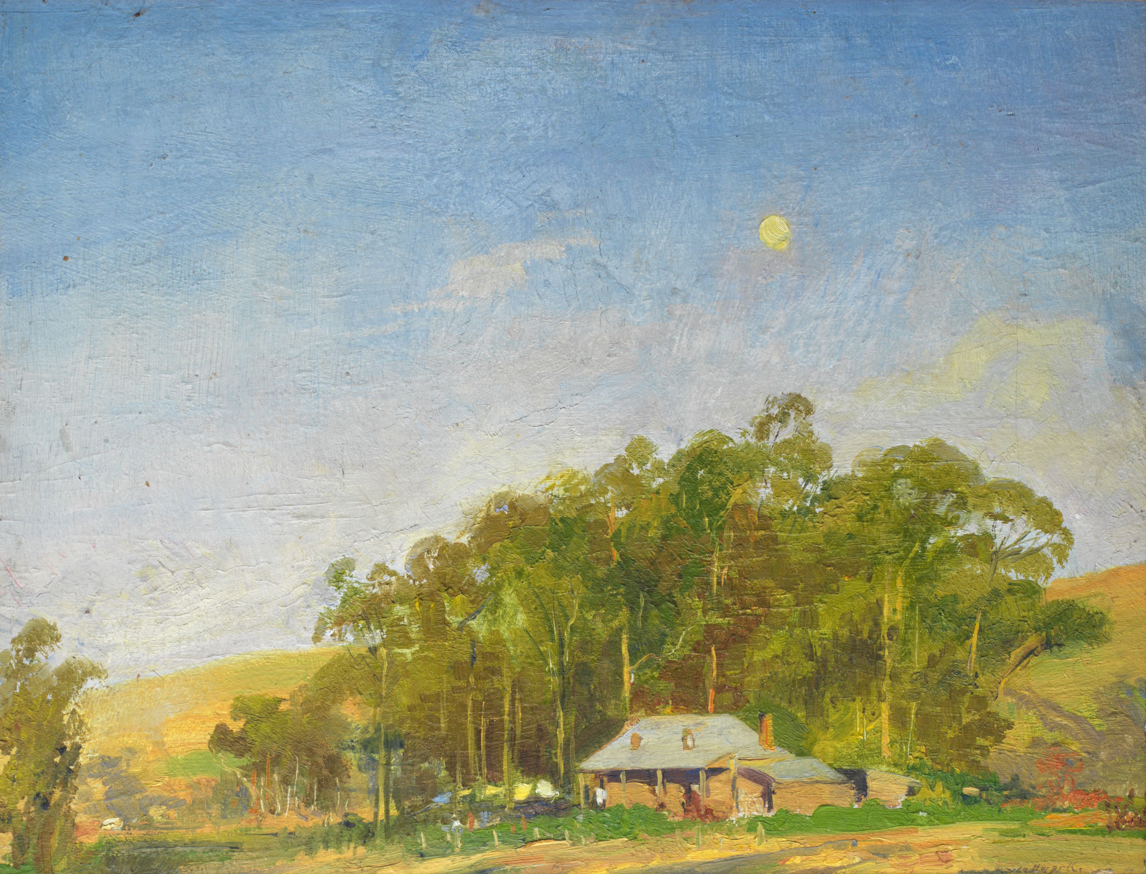 Bonhams : Richard Wallwork (New Zealand, 1882-1955) Station in the outback