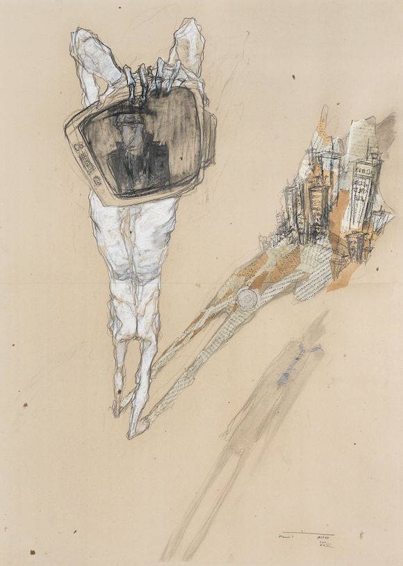 Bonhams : Dawit Abebe (Ethiopian, born 1978) X Privacy 2, 2011