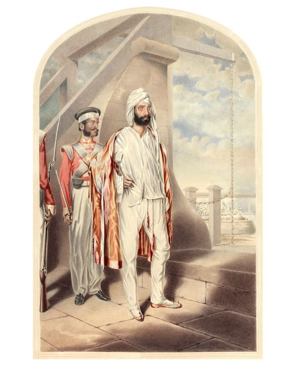 Bonhams : A large and impressive portrait of Diwan Mulraj Chopra ...