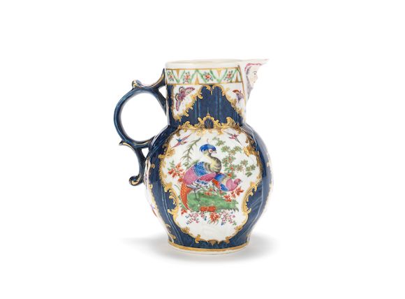 Bonhams : A Worcester mask jug, circa 1770