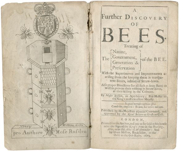 Bonhams : BEEKEEPING RUSDEN (MOSES) A Further Discovery of Bees ...