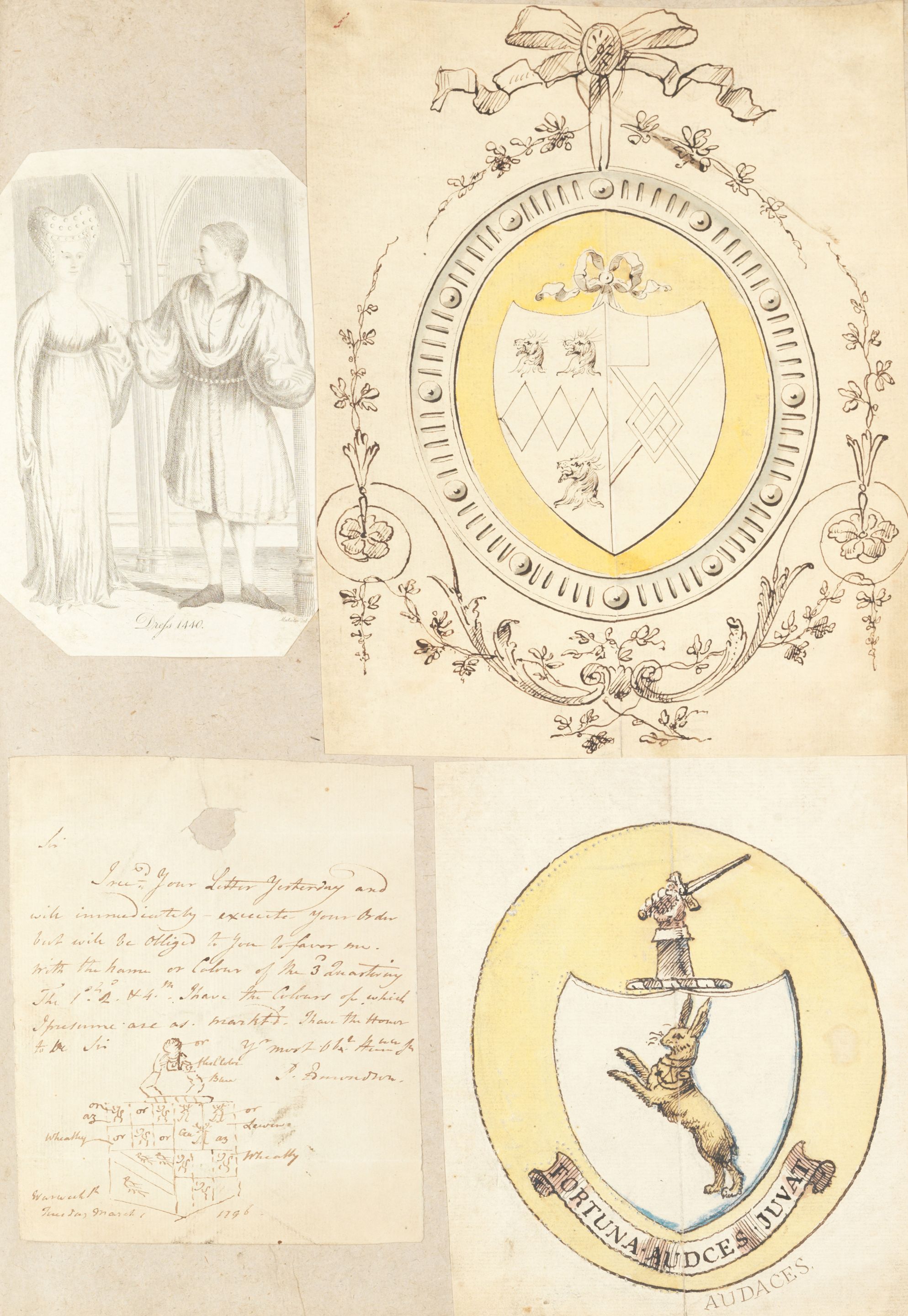 Bonhams : HERALDRY - MANUSCRIPT Edmondson's Heraldic Scrap-Book, c.1910 ...